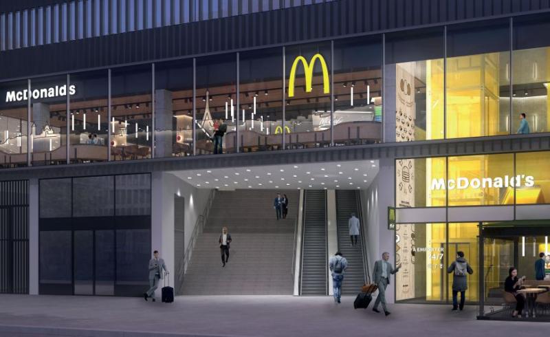 Mémento Paris - L'Enseigne Mcdonald's arrive en gare de Paris ...