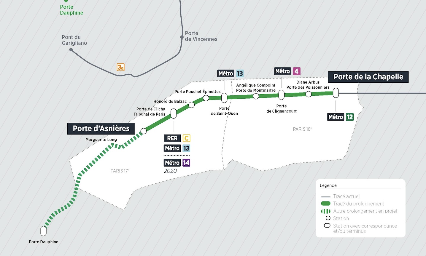Mémento Paris - Le nouveau prolongement du tramway T3b jusqu'à la Porte ...