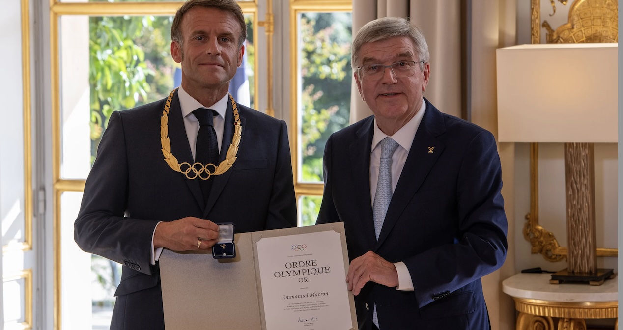 Mémento Paris - L'Ordre olympique décerne au président de la République ...